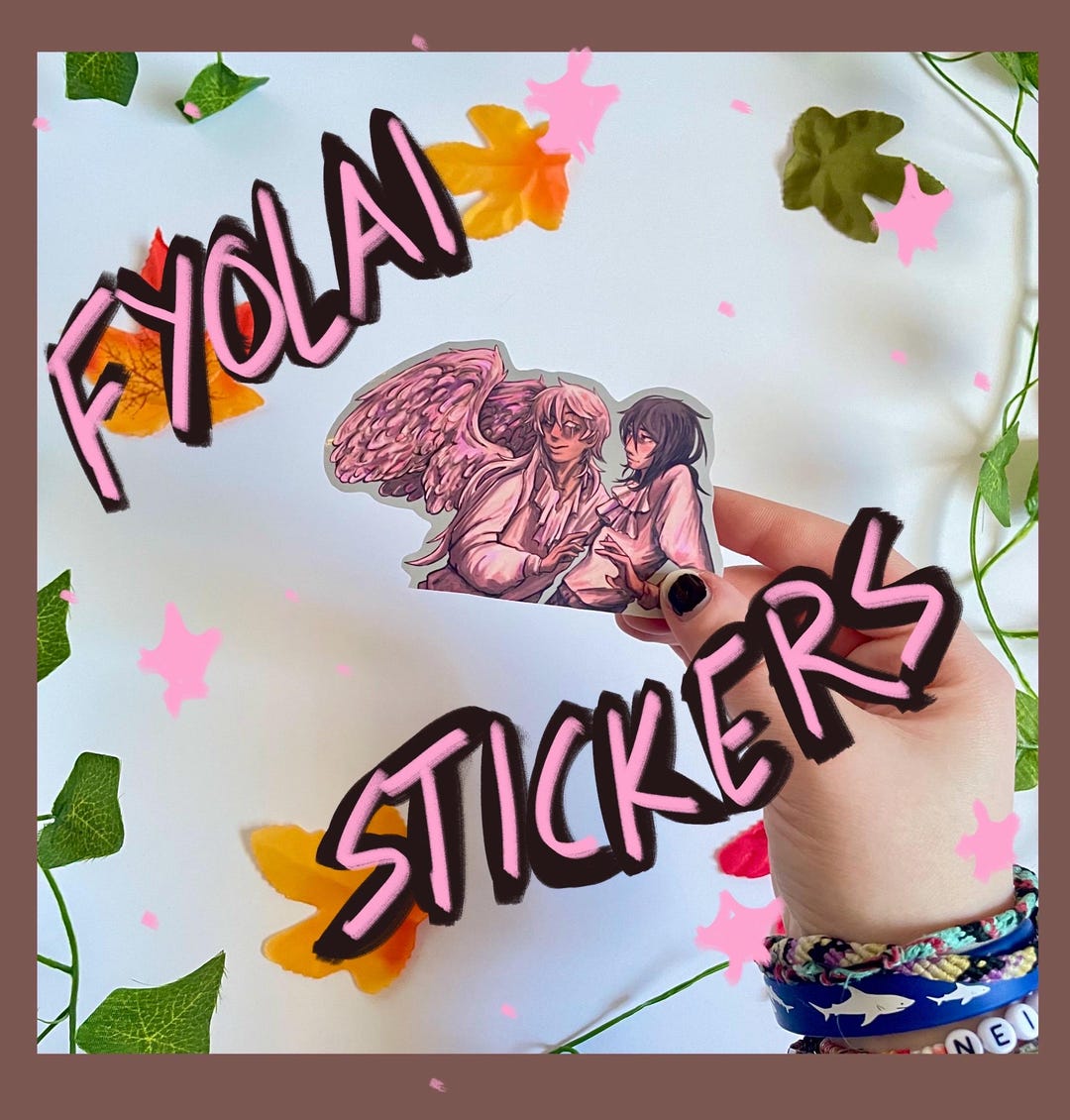 Fyolai Angel Glossy Sticker - BSD - Etsy