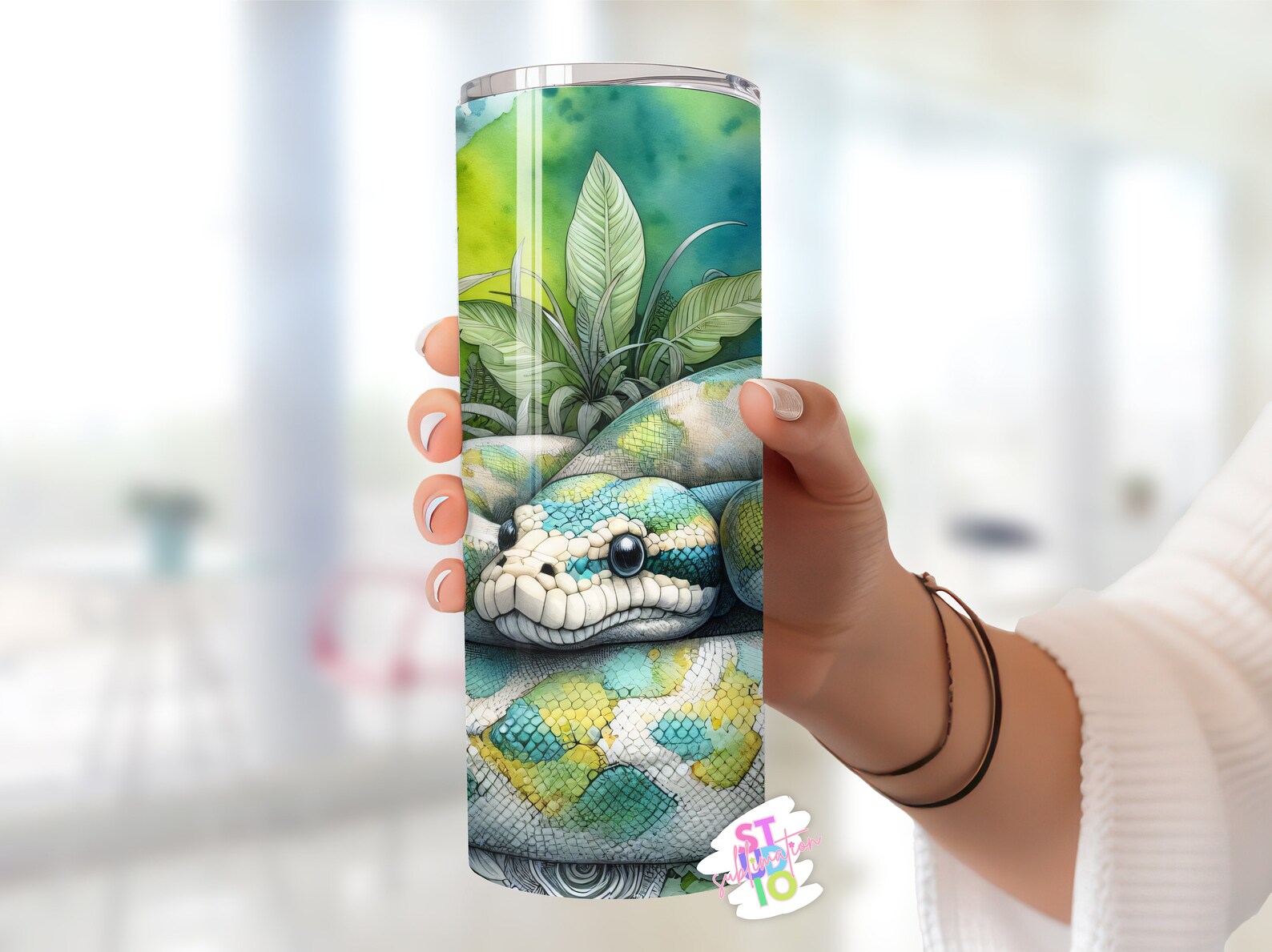 20 Oz Python Tumbler Wrap Digital Download Sublimation Tumbler Wrap PNG ...