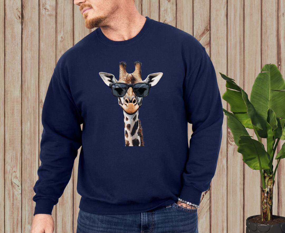 Giraffe Sweatshirt – Cool Animal Hoodie for Animal Lovers - Etsy