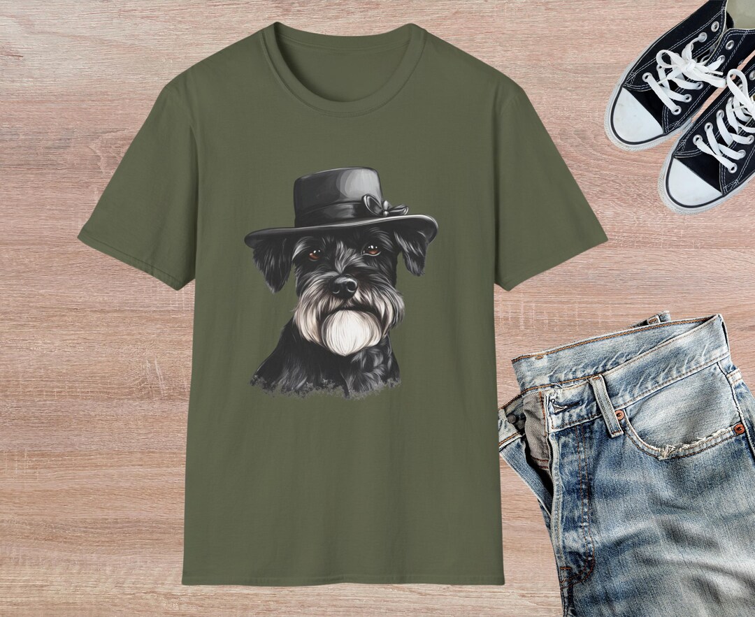 Schnauzer T-shirt, Dog T-shirt, Dog Breed Tee, Animal Shirt, Dog Lover ...