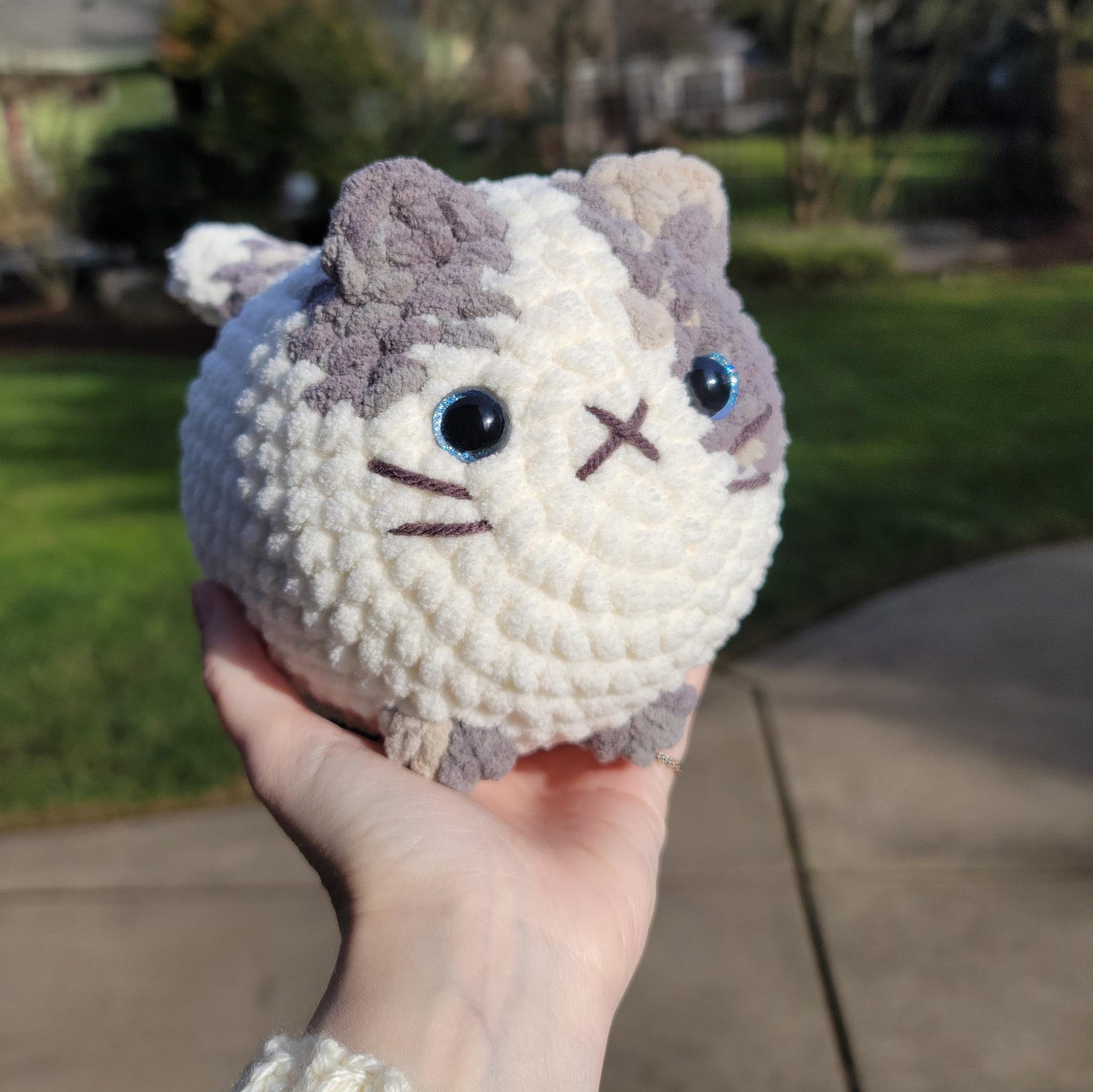 Crochet Loaf Cat Plushies, Cute Amigurumi, Handmade Stuffed Animals - Etsy