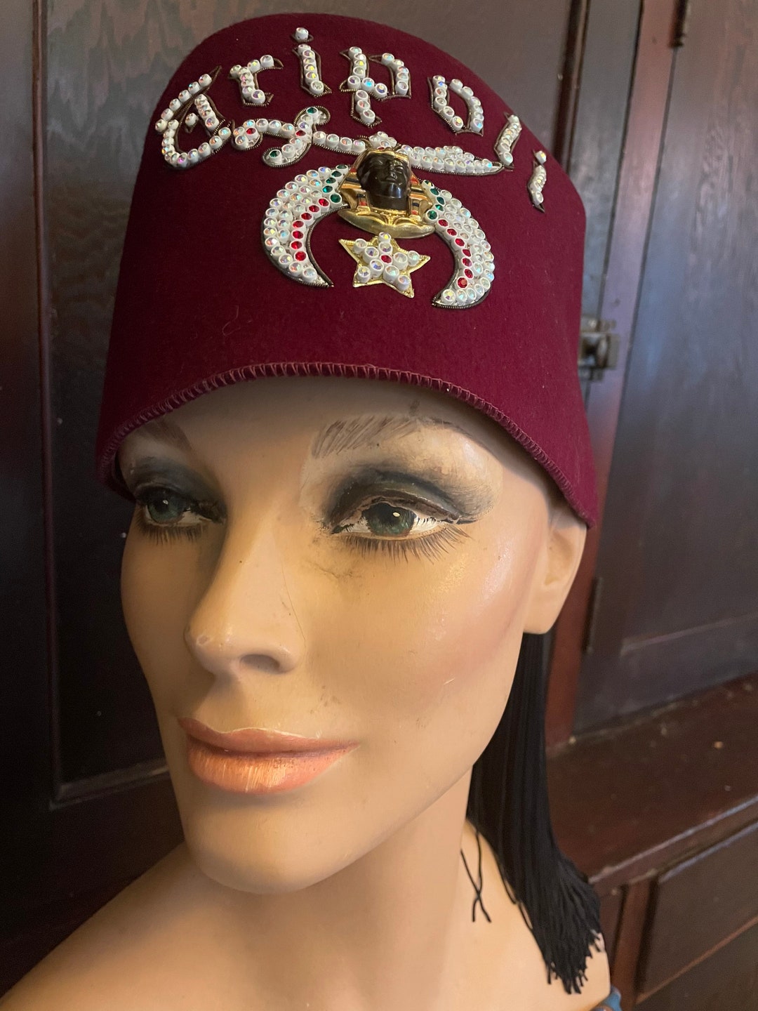 Bejeweled Masonic Shriners Tripoli Fez - Etsy
