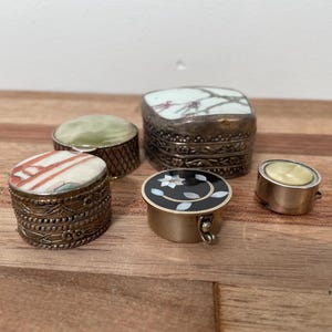 5 Little Trinket Boxes - Etsy
