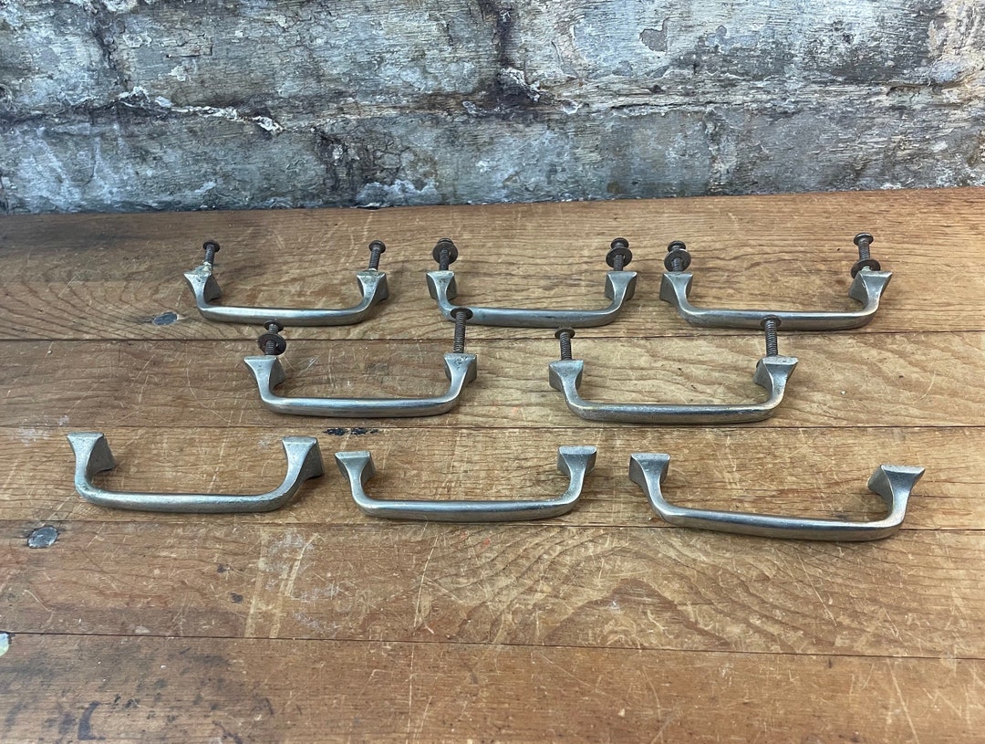 Set of Stainless Steel Industrial Drawer Handles - Etsy