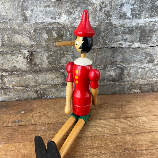 Pinocchio Wooden Doll - Etsy