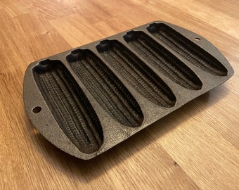 Cast Iron Cornbread Pan - Etsy