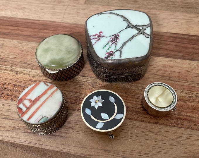 5 Little Trinket Boxes - Etsy