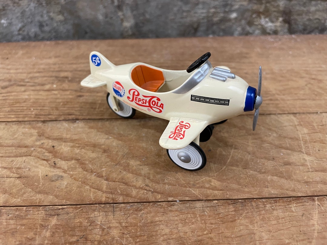 Diecast Metal Pepsi Plane Pedal Car Replica Golden 4401 - Etsy