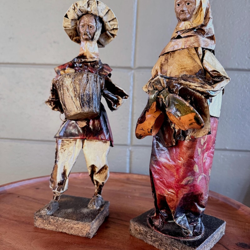 Paper Maché Mexican Figures - Etsy