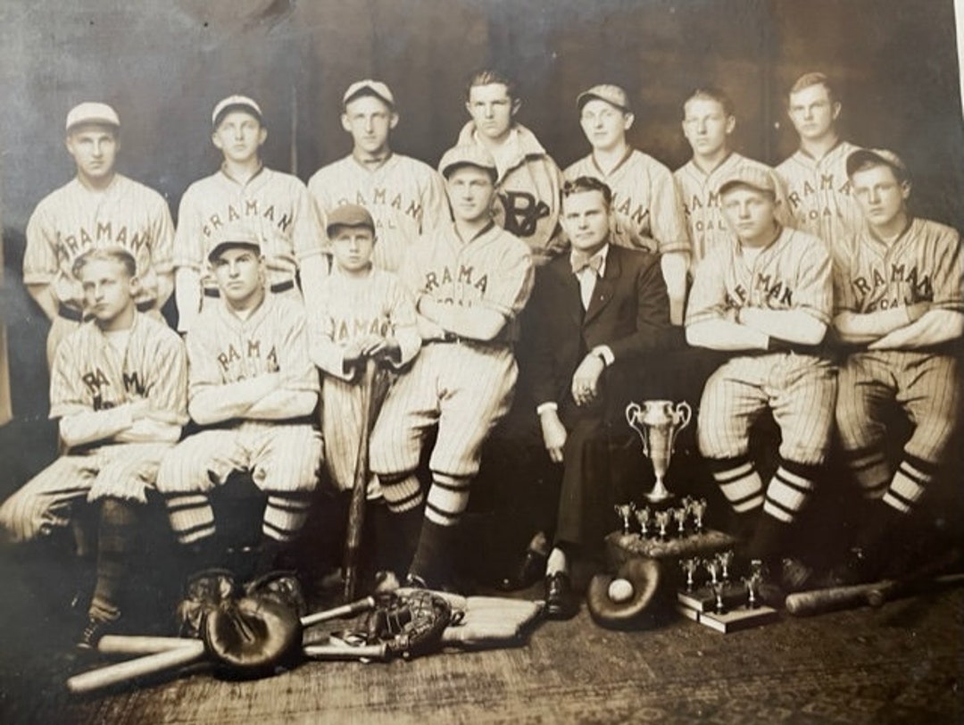 1920s Braman Coal Baseball Team Photo - Etsy