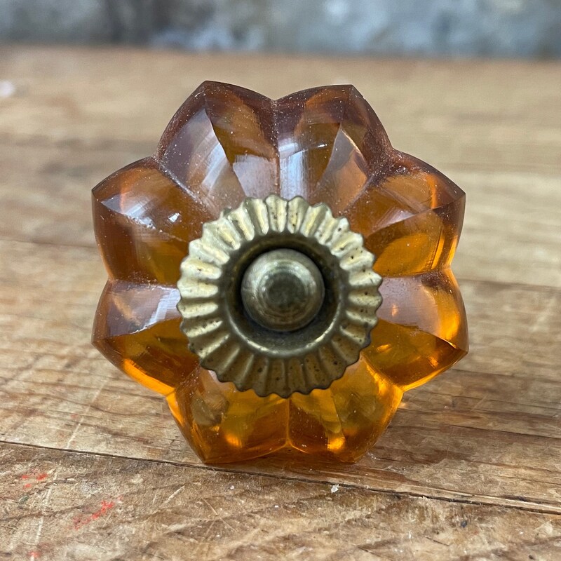 Amber Glass Knobs - Etsy