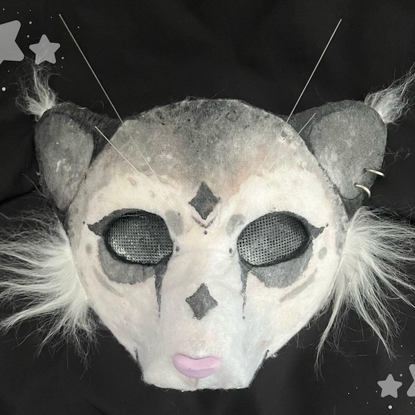 Possum Therian Mask and Tail - Etsy