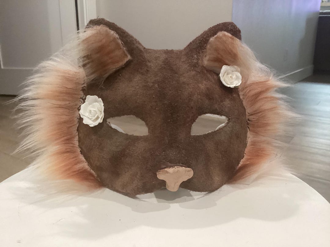 Havana Brown Cat Mask / Animal Mask / Handmade Craft / Cat Mask - Etsy