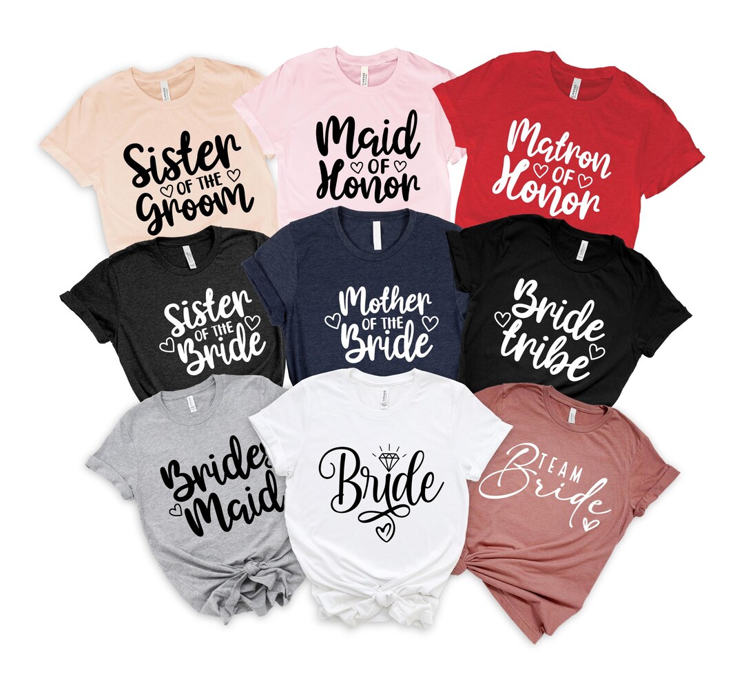 I'm the Bride Shirt, Team Bride T-shirt, Bachelorette Party Shirs ...