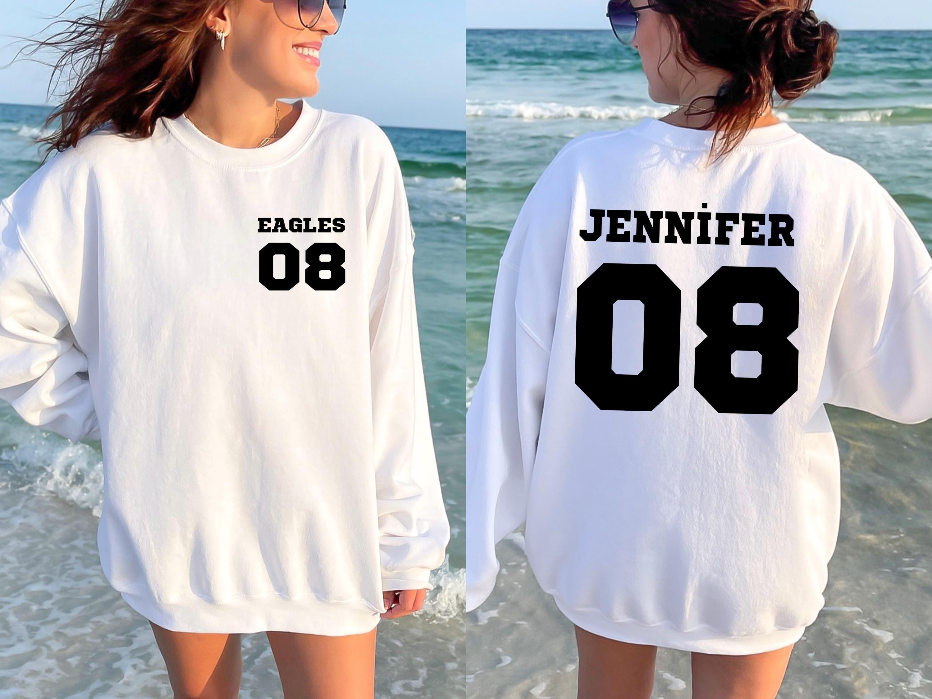 Customized Sports Sweater With Personalized Front & Back Name, Number ...