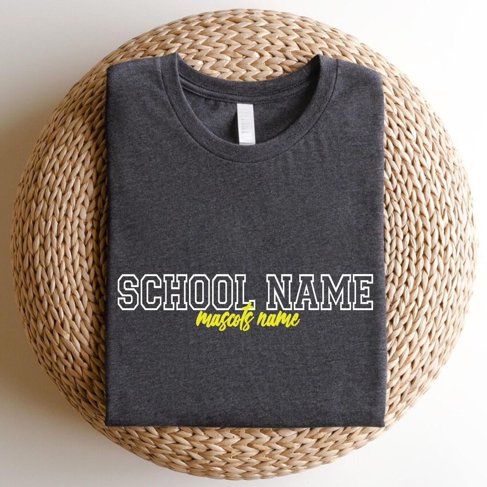 Custom School Sweatshirt, Custom Text Sweater, Personalized School Logo ...