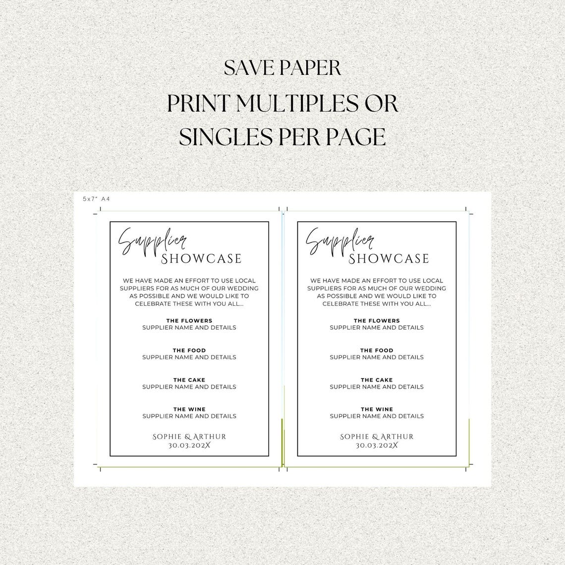 Minimal Wedding Supplier Showcase, Minimalist Wedding Vendor Card ...