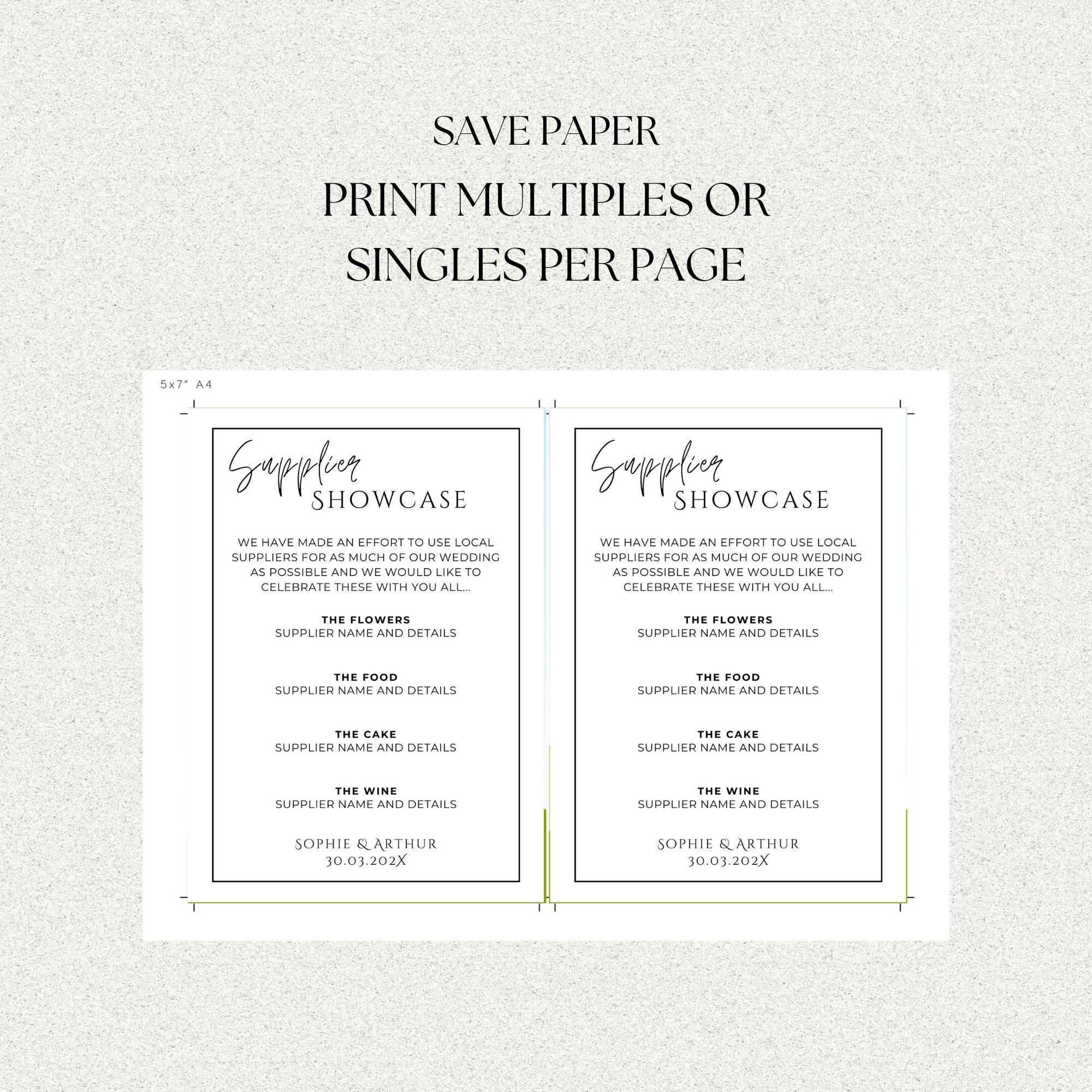 Minimal Wedding Supplier Showcase, Minimalist Wedding Vendor Card ...