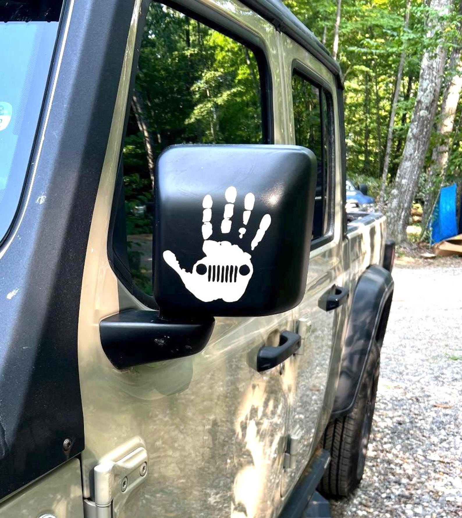 Jeep Wave Bumper Sticker, Jeep Sticker, Jeep Wave, Jeep Life, Jeep ...