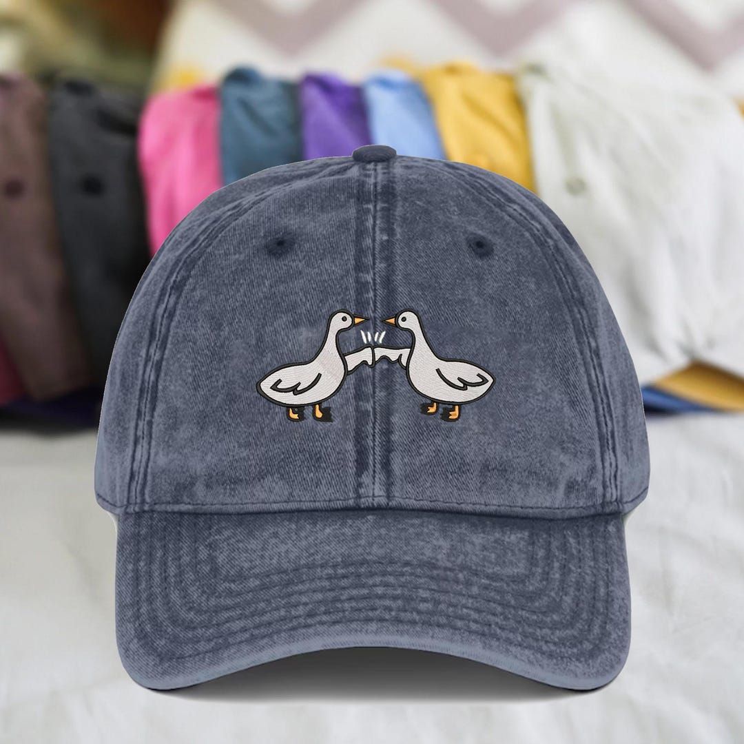 Embroidered Goose Bumps Baseball Hat, Goose Bumps Embroidery Cap, Funny ...