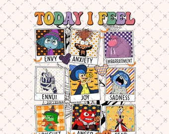 Halloween Inside Out Characters Png, Funny Halloween Png, Spooky Inside ...