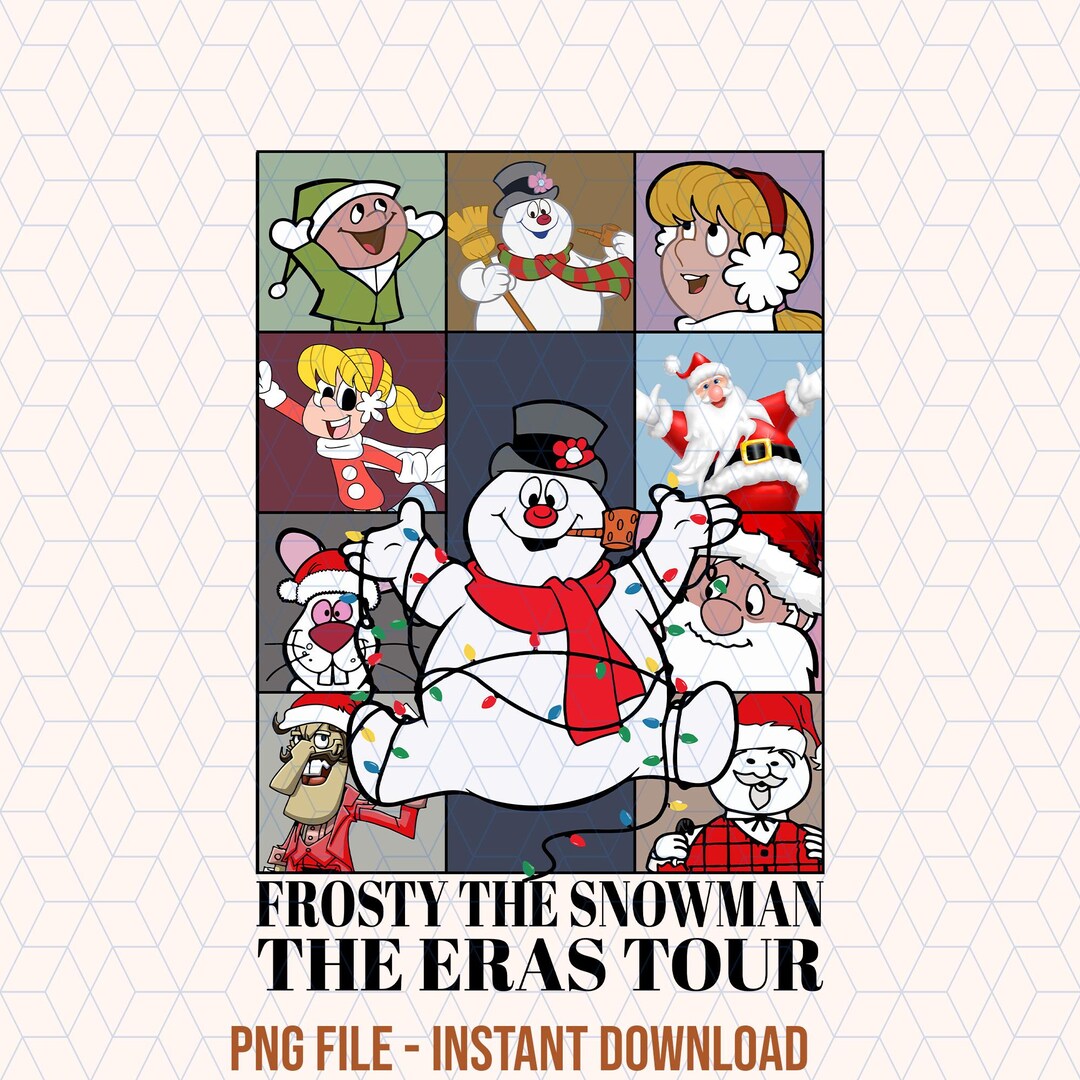 Frosty the Snowman Era Tour Png, Christmas Frosty Png, Cute Snowman ...