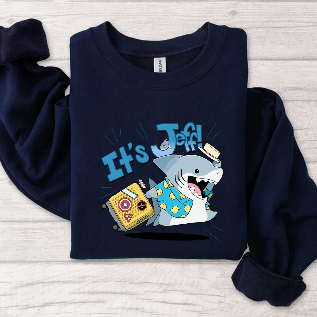 Its Jeff the Land Shark Png, Comic Characters Png, Cute Jeff Comic ...