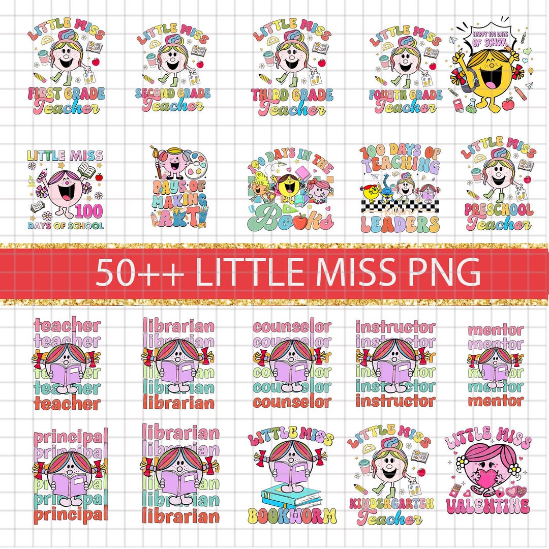 50 Little Miss Png, Little Miss Teacher Png, School Png, Teaching Png ...