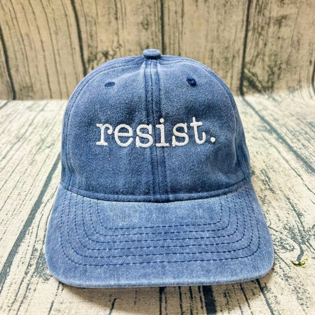Resist Embroidered Hat, Resist Donald Trump Cap, Do Not Obey in Advance ...