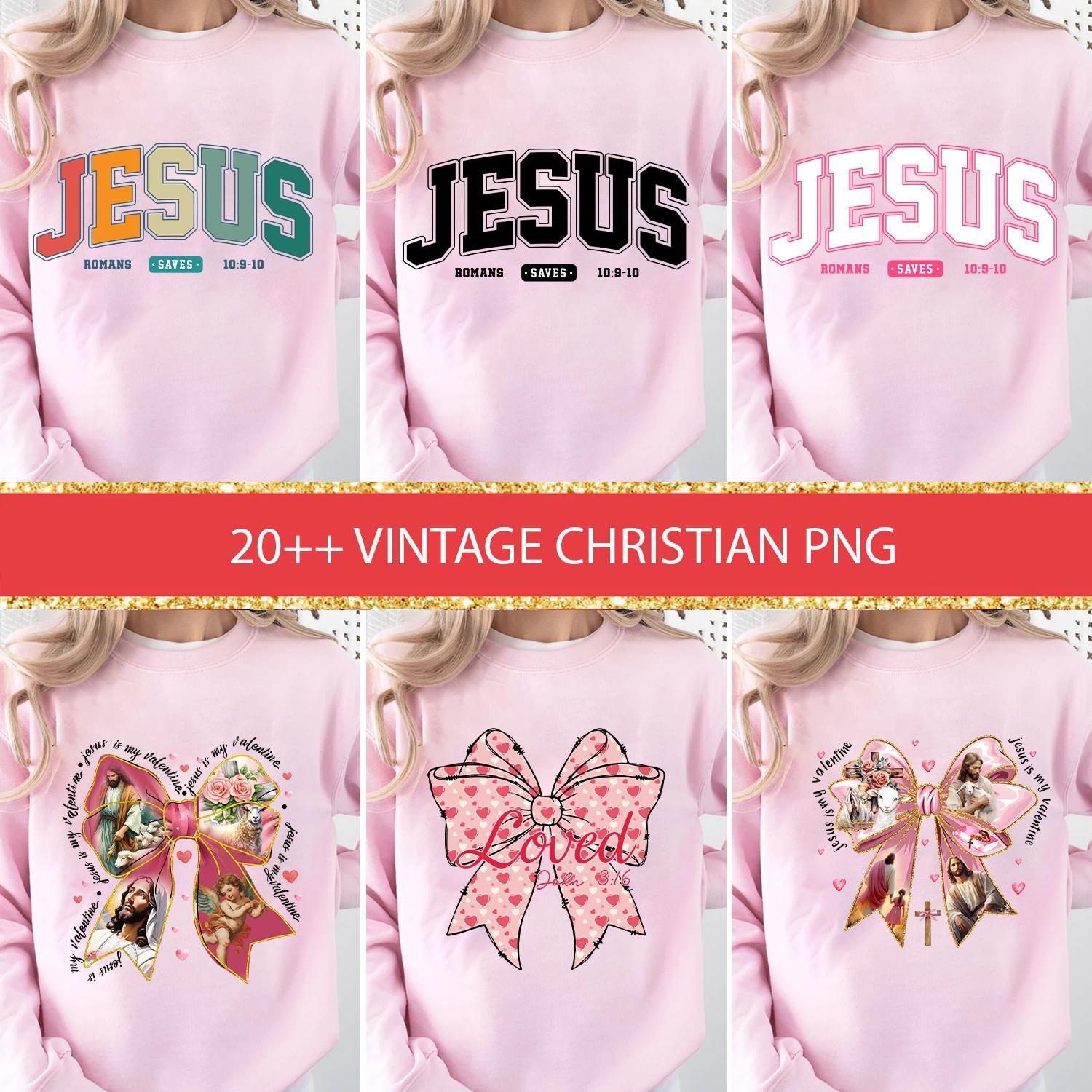 20 Christia Bundle PNG, Jesus Design Bundle Png File, Cross Png ...