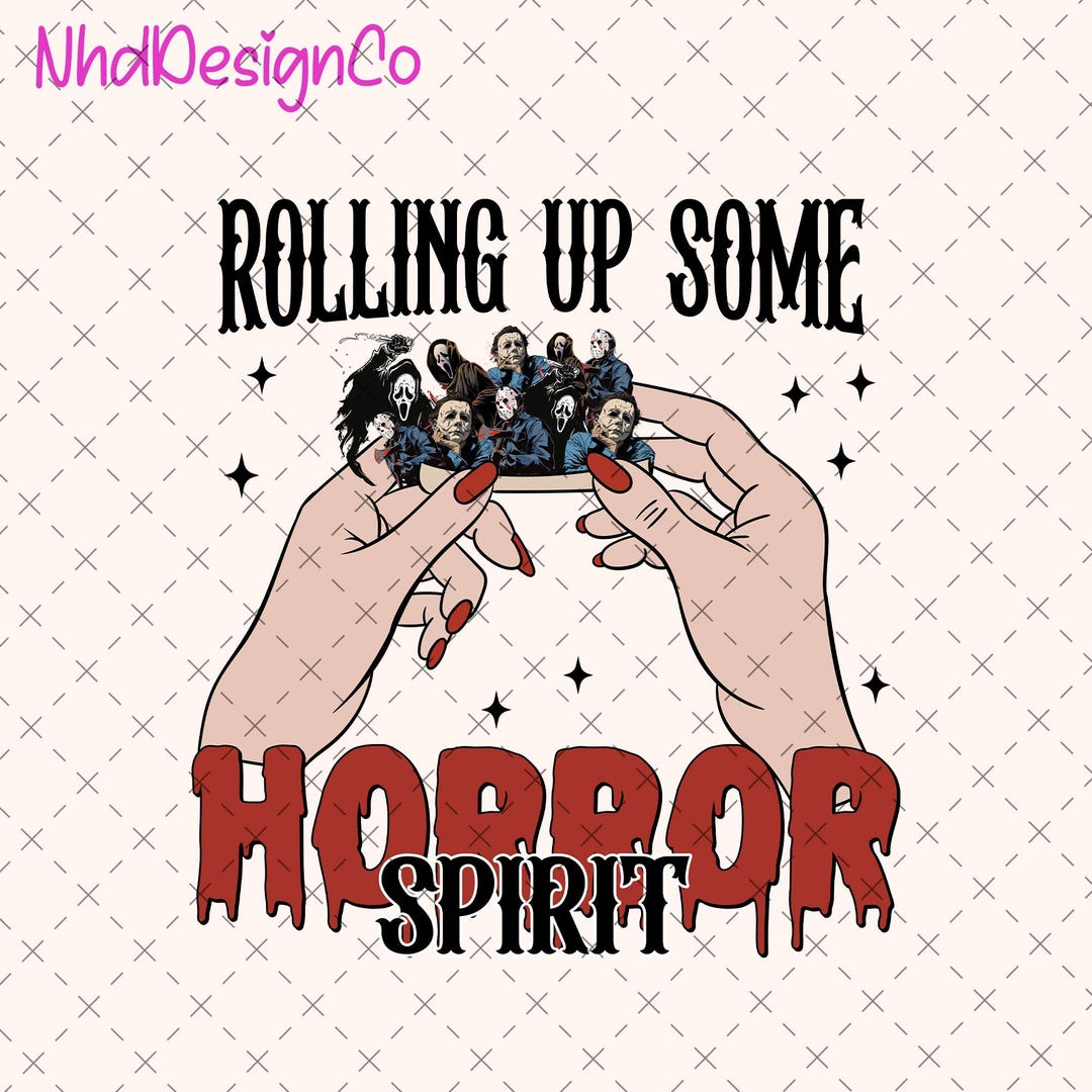 Rolling up Some Horror Spirit Png, Horror Characters Halloween Png ...
