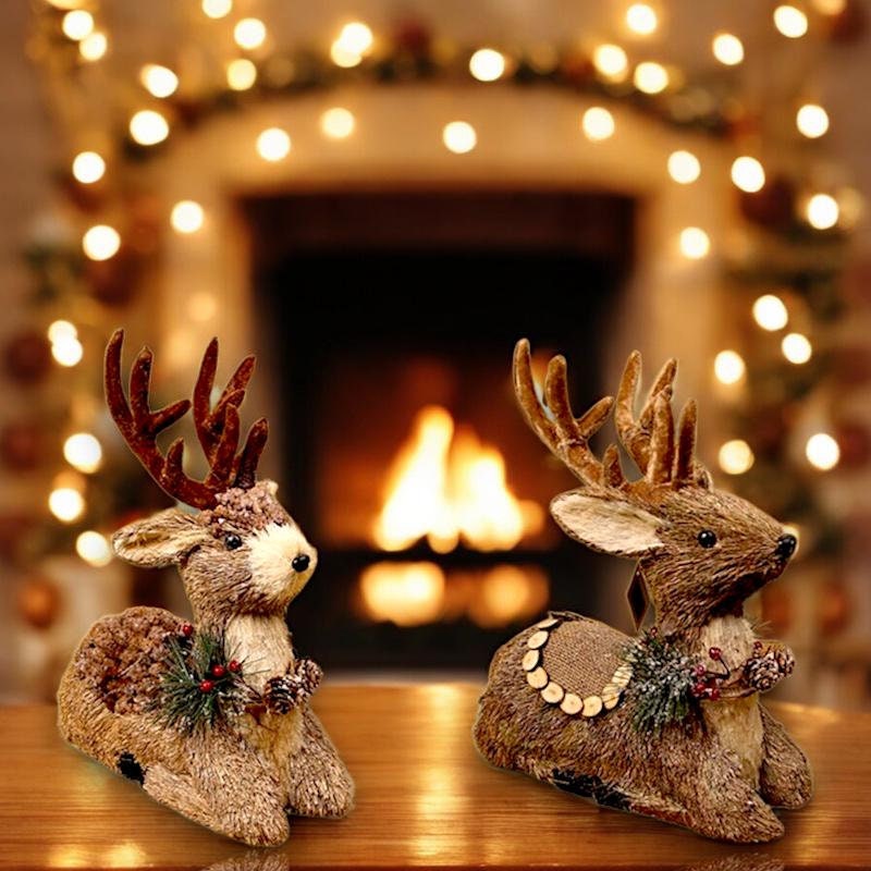 Reindeer decorations indoor store