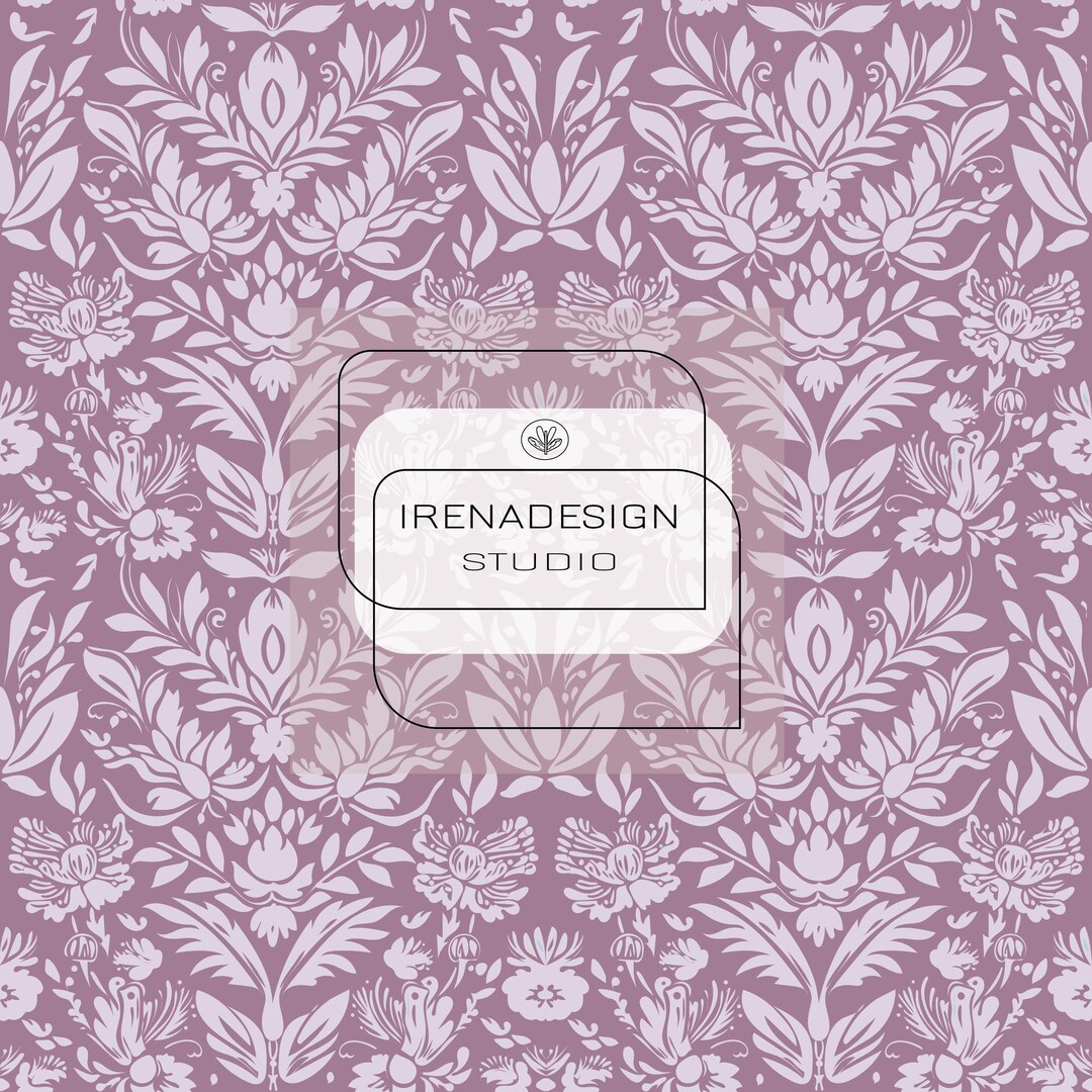 Elegant Royal Light Pink Repeating Seamless Pattern | Digital Download ...