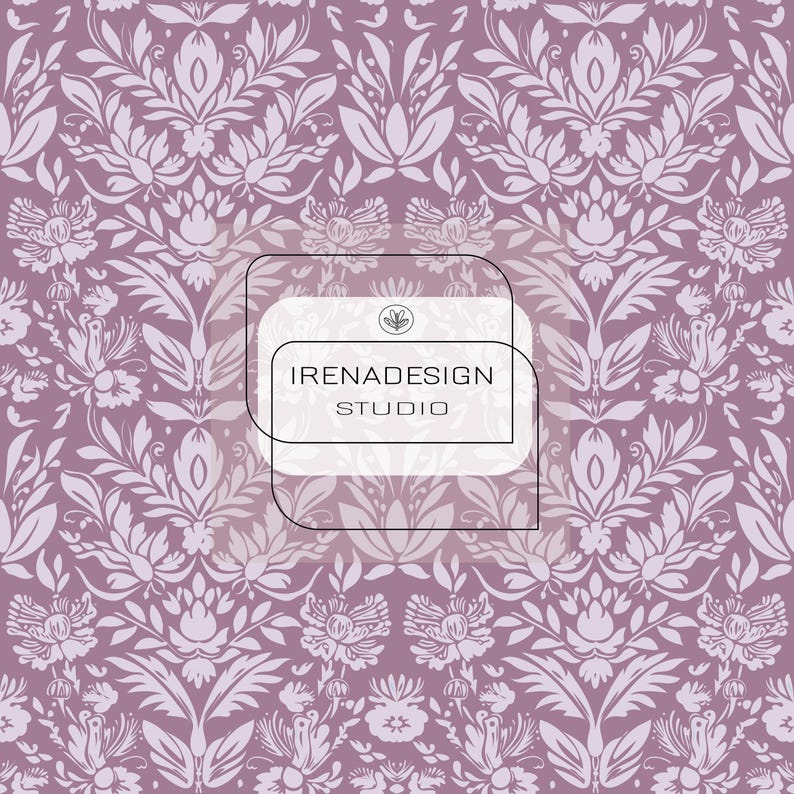 Elegant Royal Light Pink Repeating Seamless Pattern | Digital Download ...
