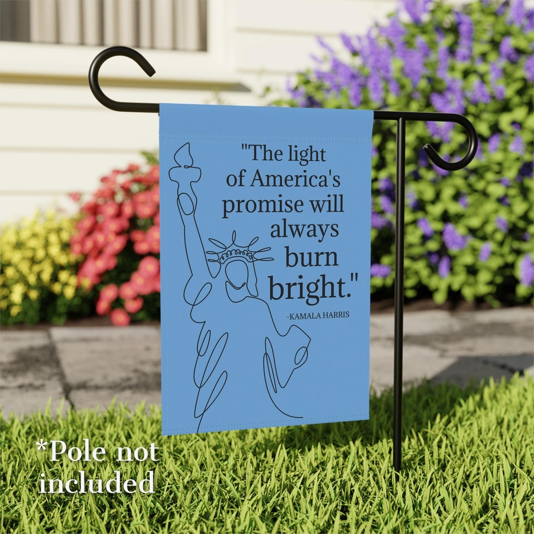 Kamala Harris Yard Sign, Concession Speech Garden Banner, Anti-trump ...