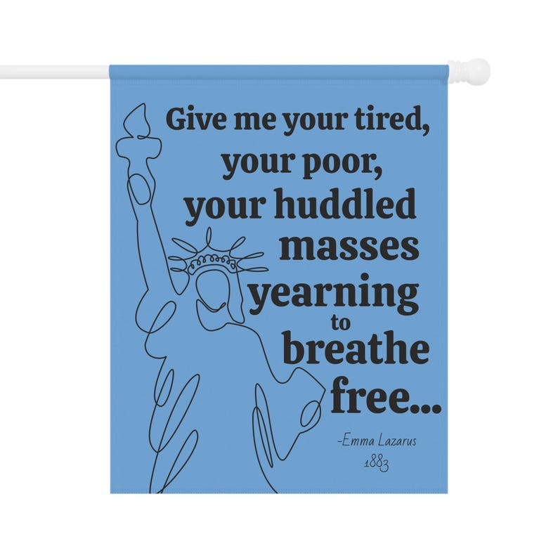 Immigration Supporter Yard Sign, Immigrants Make America Great Flag ...