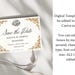Muslim Couple Save the Date, Save the Date Template, Muslim Wedding ...