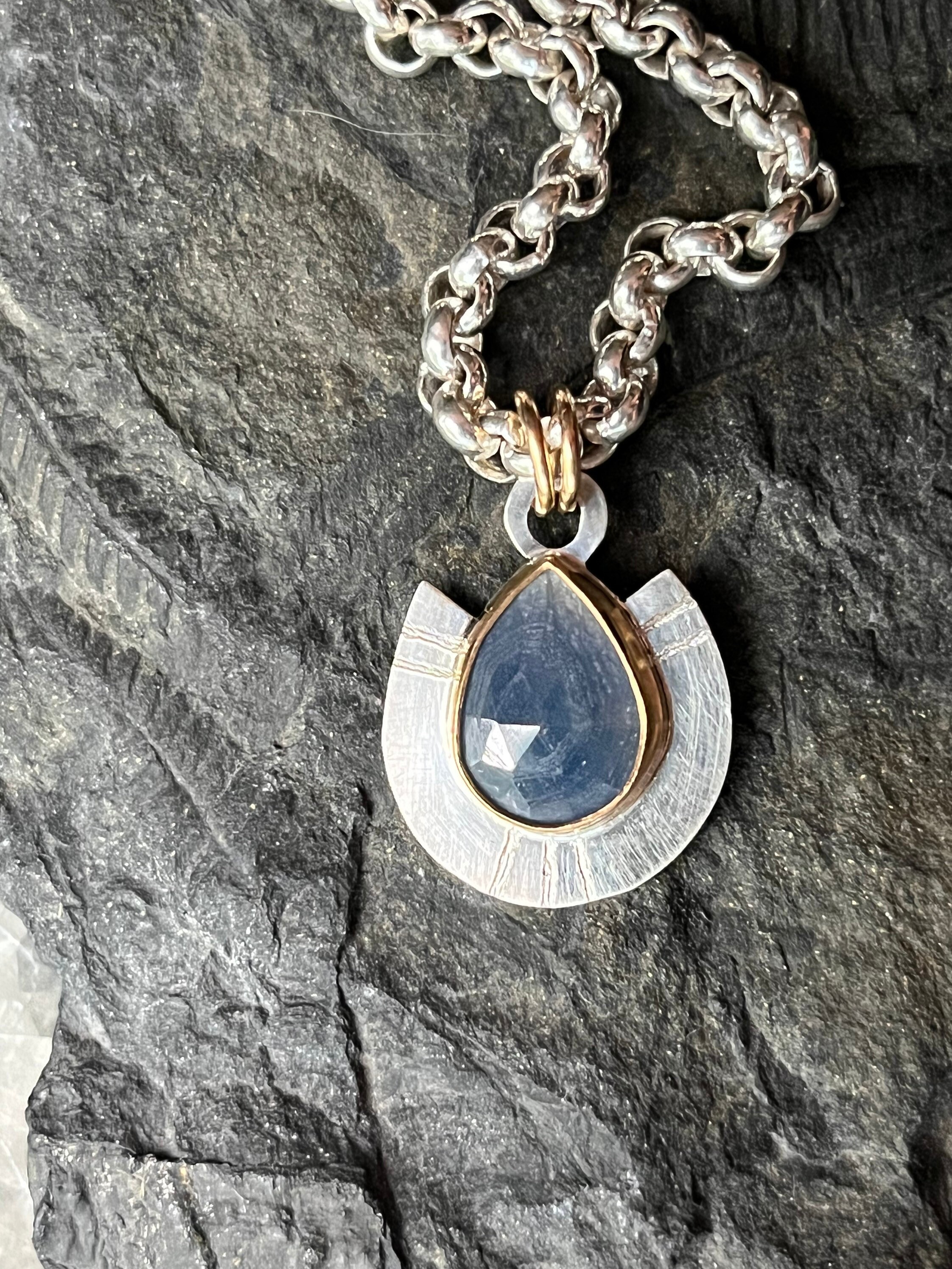 Blue Amulet Necklace