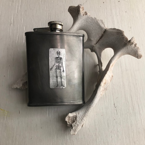 Skull Flask - Etsy