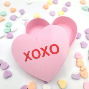 Conversation Heart Box - Valentines - Heart Box - Candy Box ...