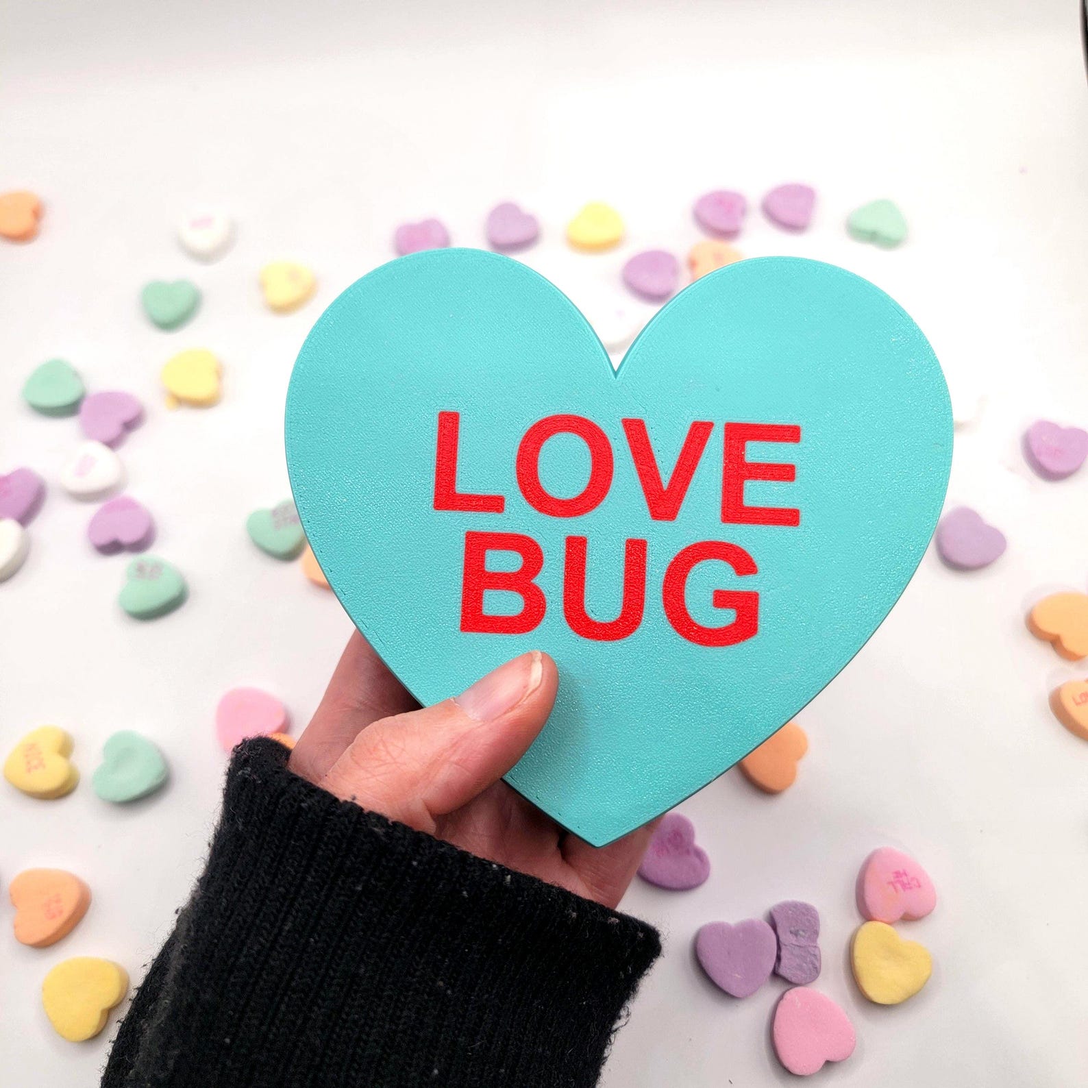 Conversation Heart Box - Valentines - Heart Box - Candy Box ...