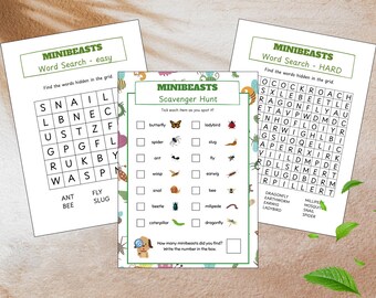 Holiday Scavenger Hunt and Word Search, Holiday Hunt and Word Search ...