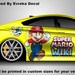 Super Mario Car Side Wrap, Full Color Graphics, Vinyl Livery Decal Fit ...