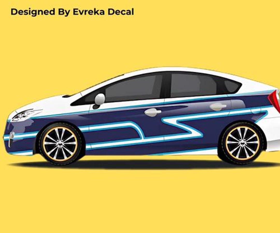 Race Car Side Wrap Laminated Print Modified Super Stock Car Side Decal ...