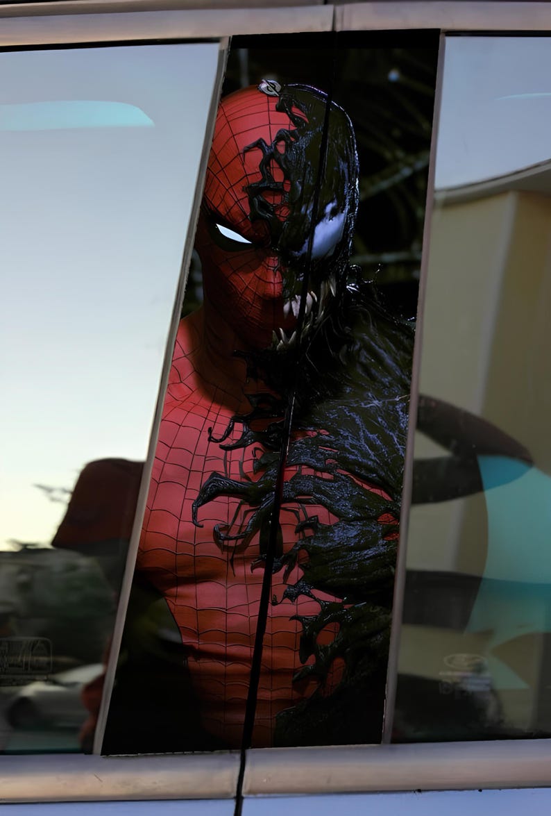 Venom and Carnage Car Doors Livery Pillar Decal Sticker Wrap - Venom ...