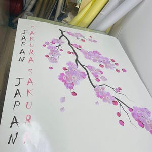 Sakura Cherry Blossom Car Livery, Japanese Theme Side Car Vinyl Livery ...