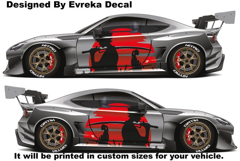 Samurai Car Wrap, Japanese Vehicle Shine, Cast Vinyl Wrap, Universal ...