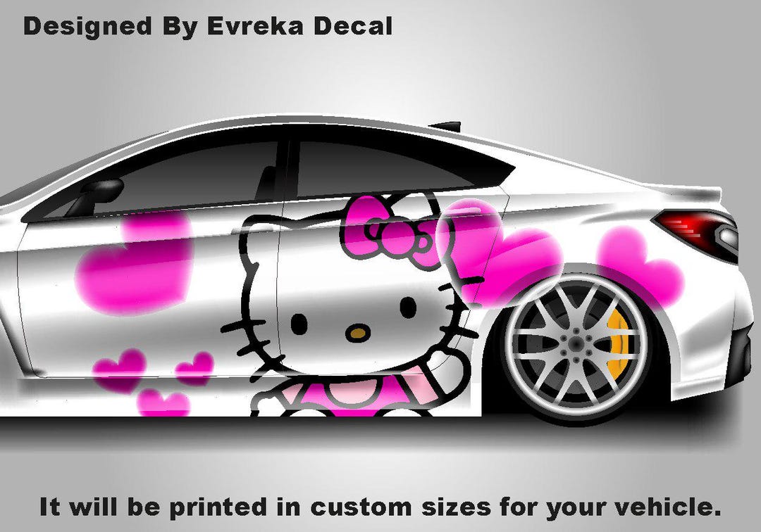 Hello Kitty Car Decals: Cuteness on the Go! Car Vinyl | Comics ...