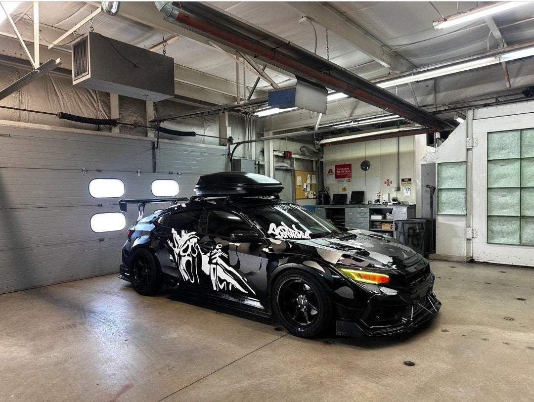 2x Scream, Car Livery, Cast Vinyl Wrap, Universal Size, Car Wrap, Car ...