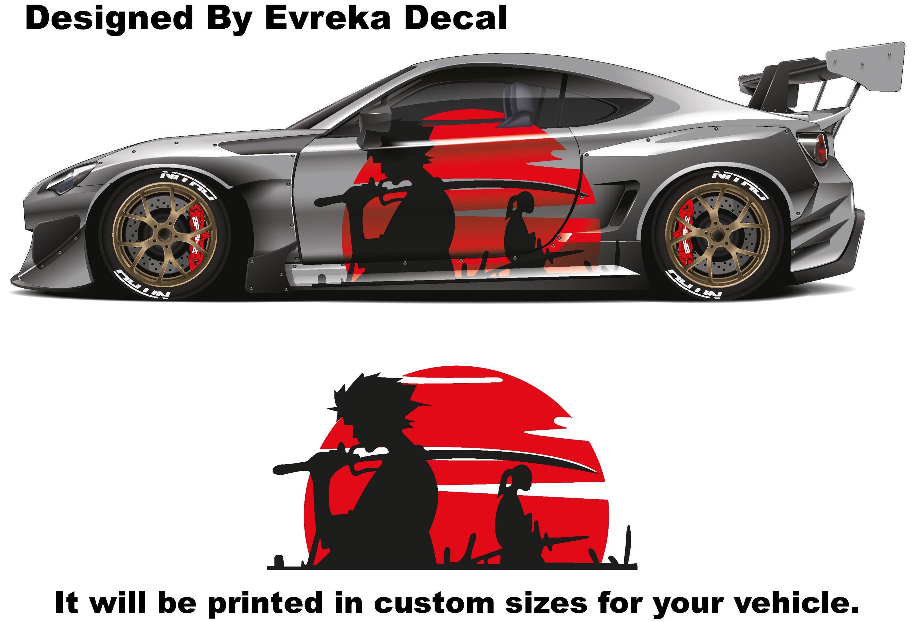 Samurai Car Wrap, Japanese Vehicle Shine, Cast Vinyl Wrap, Universal ...